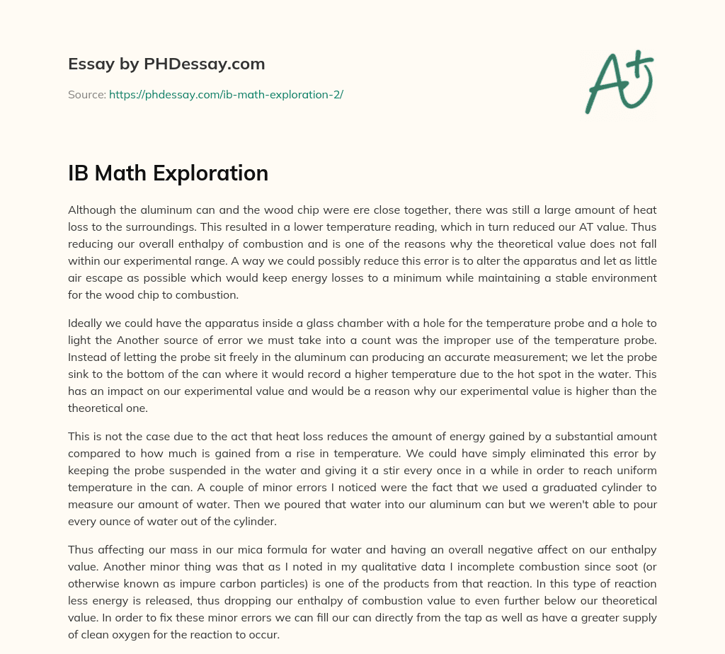 Ib Math Exploration Example 400 Words PHDessay Ib Math Exploration Example 400 Words PHDessay