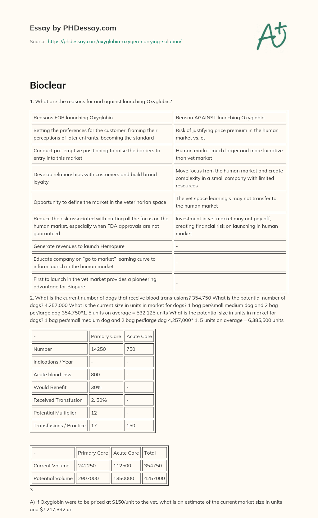 Bioclear - PHDessay.com